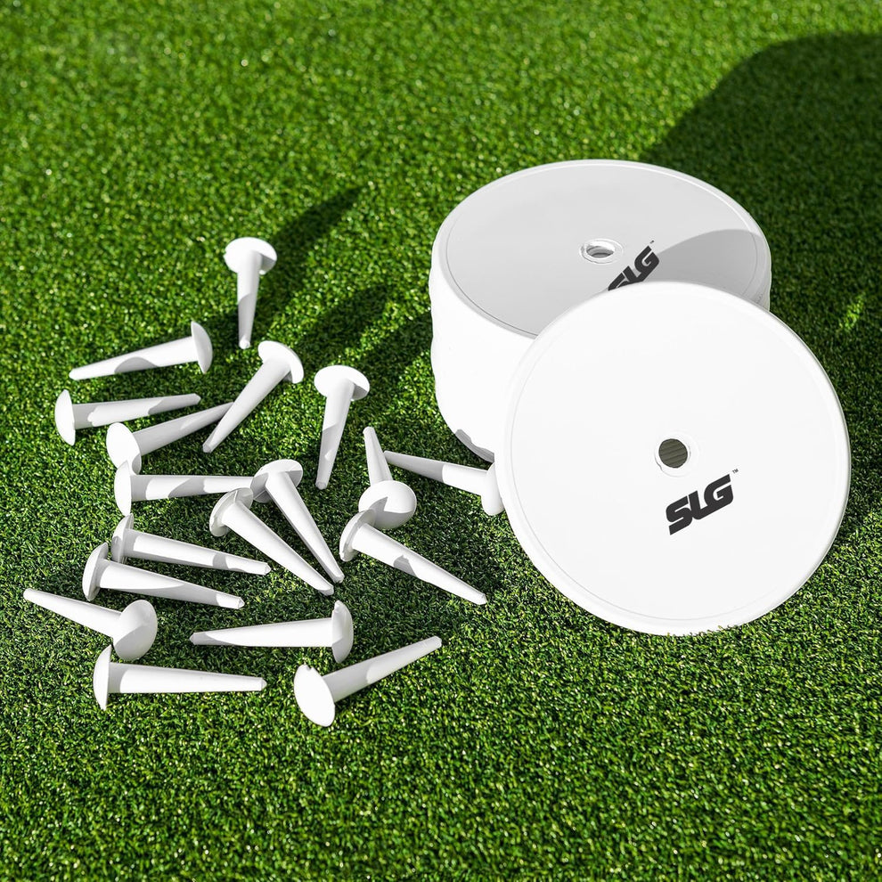 SLG Ground Marker 6 inches Disc White |Colour :White|Material:PVC|Pack ...