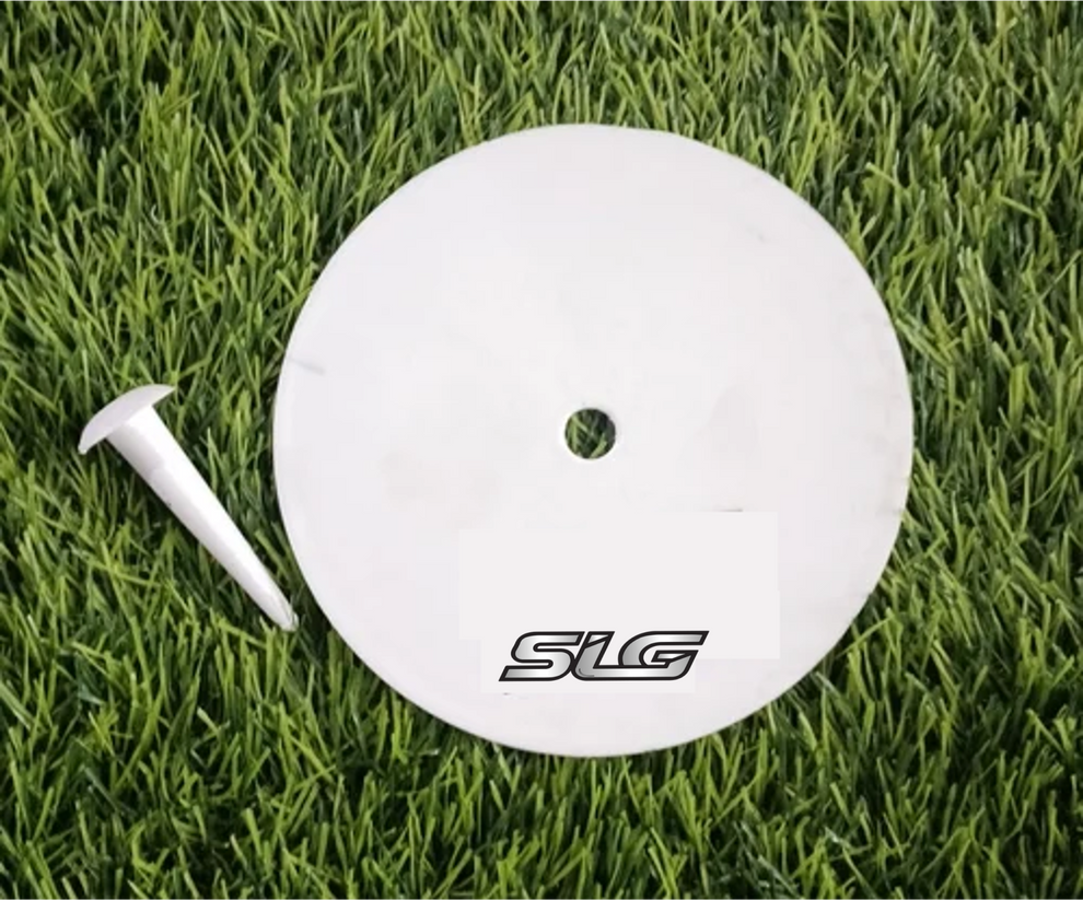 Cricket ground marker - white PVC – sportslandindia